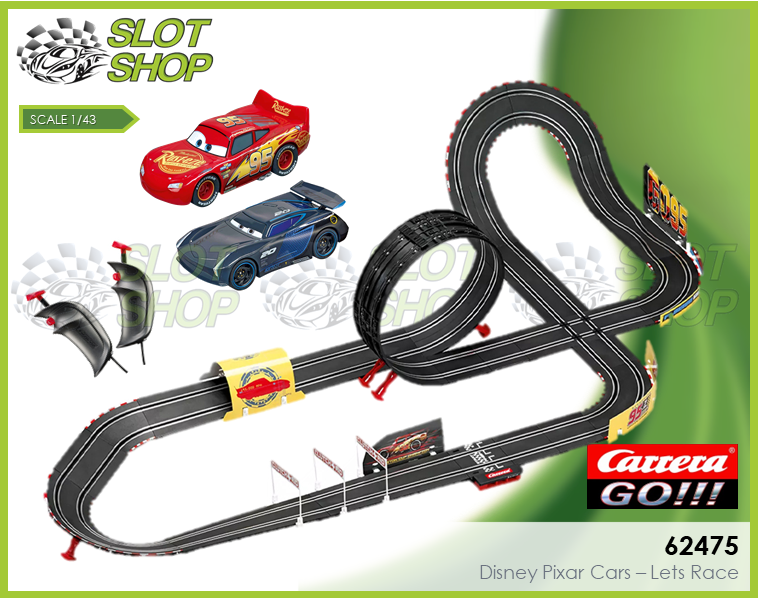 Carrera Go!!! 62475 Disney Pixar Cars - Lets Race