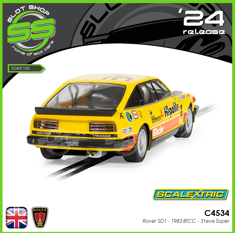 Scalextric C4534 Rover SD1 - 1983 BTCC - Steve Soper
