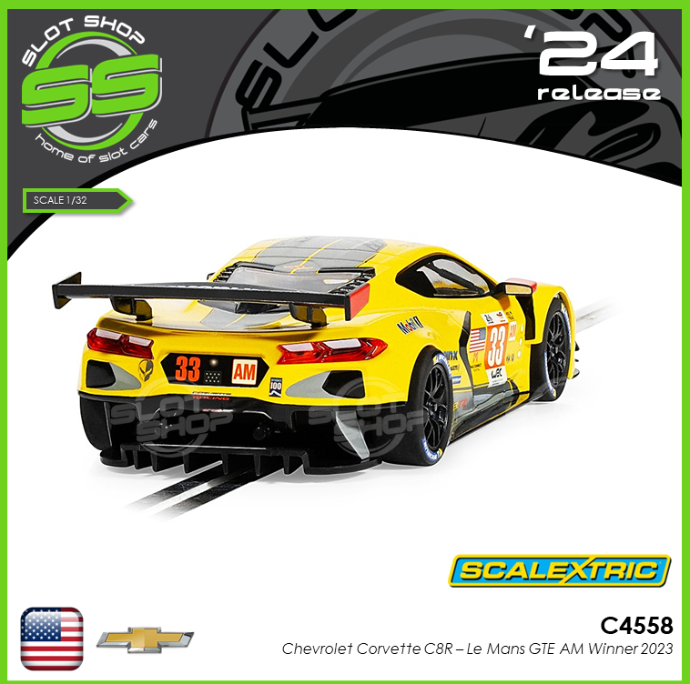 Scalextric C4558 Chevrolet Corvette C8R - LeMans GTE AM Winner 2023