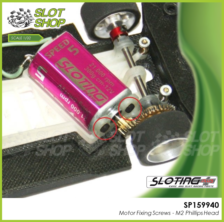 Sloting Plus 159940 Phillips Screws (M2 x 4mm)