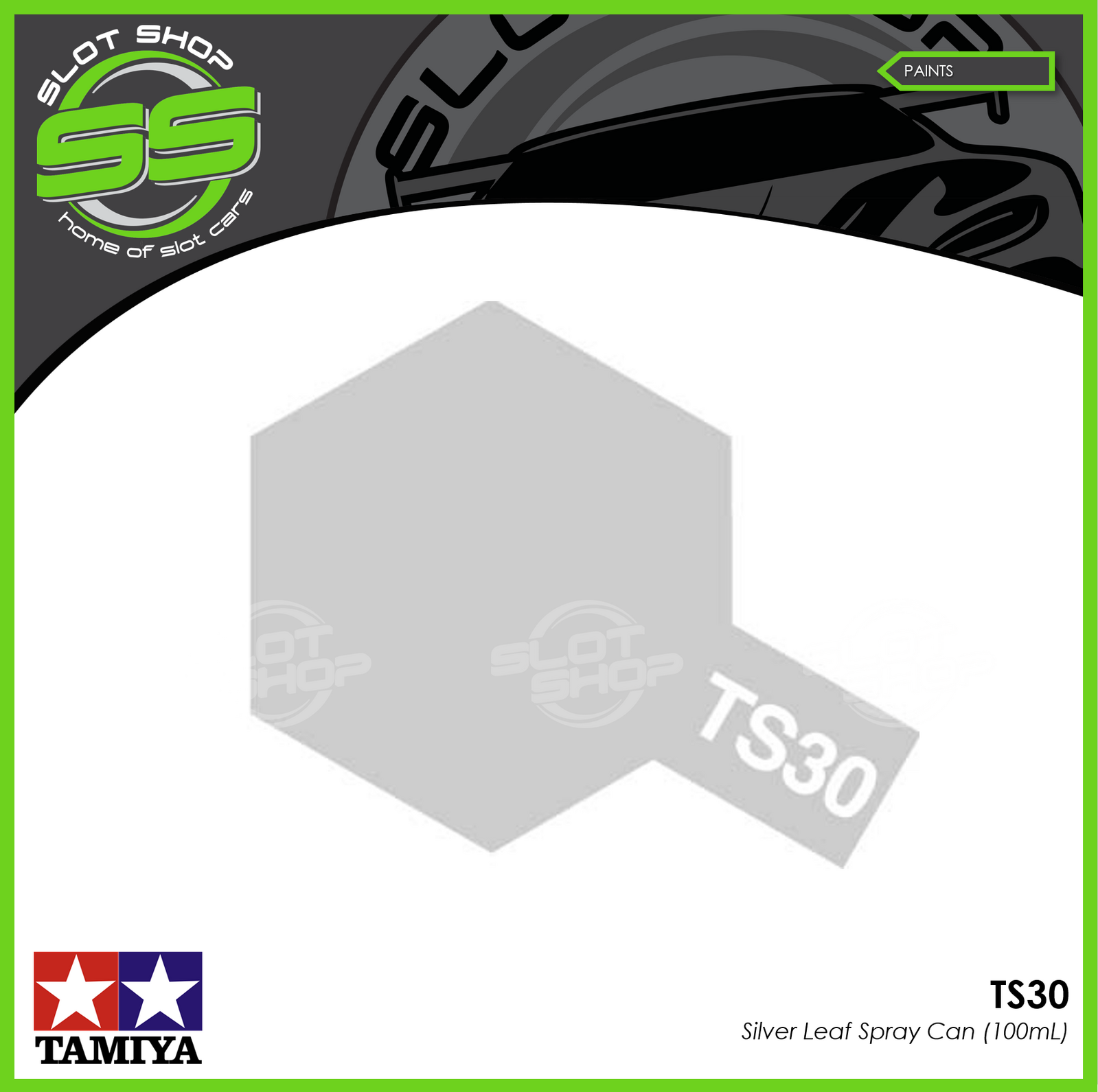 Tamiya TS30 Silver Leaf Spray Can (100mL)
